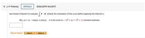 Solved Use Green S Theorem To Evaluate CFdr Check The Chegg