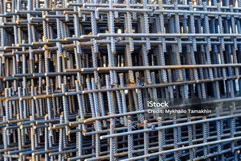 Industrial Background Rebar Texture Rusty Rebar For Concrete Pouring Steel Reinforcement Bars
