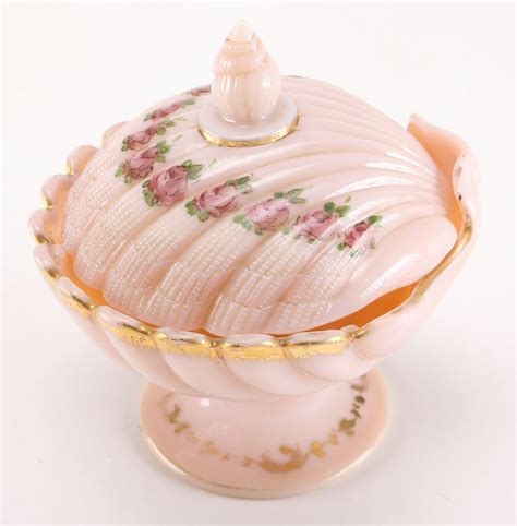 Assortment Of Pink And Ruby Tinted Glassware Ebth