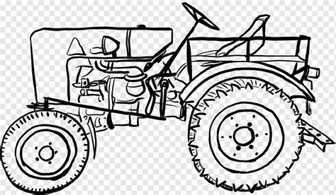 트랙터 농업 수확 드로잉 농업 농업 농업 Png Pngwing