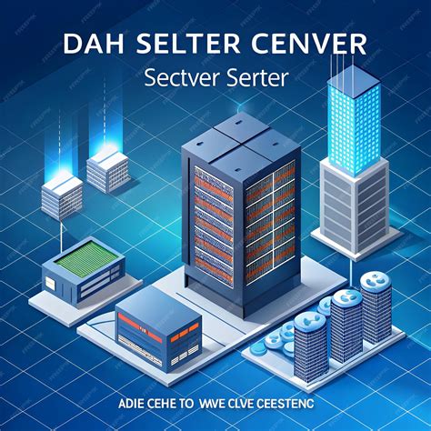 Data Server Data Center Architecture And Design Premium Ai Generated Image