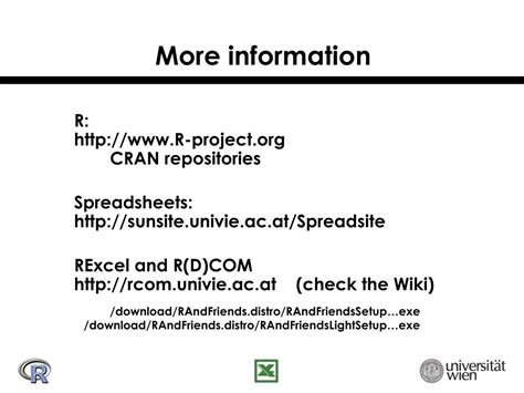 Ppt R Meets The Workplace Embedding R Into Excel And Making It More Accessible Erich