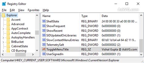 Registry Tweaks For Customizing Windows 10 Taskbar Context Menu Askvg
