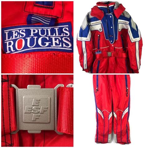 Esf Ski Ecole Du Ski Français School Snow Suit Les Pulls Rouges