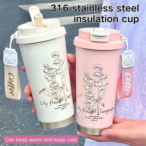 Insulated Mug Thermos Cup With Lid Insulated Tumbler Coffee Vacuum Mug