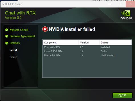 Chat With Rtx Installation Failed Llama Install Nvidia Nemotron Nvidia Developer Forums