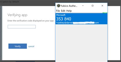 enrolling and using both microsoft authenticator and a yubikey physical