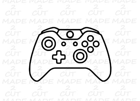 Xbox Controller Svg Controller Design Xbox Design Etsy