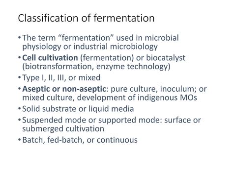 Solution Fermentation Types Studypool