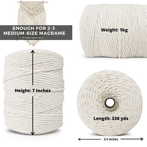 Cotton Twine Sizes
