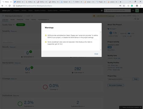 Scm Provider Autodetection Failed Sonarqube Server Community Build Sonar Community