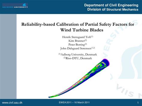 ppt reliability based calibration of partial safety factors for wind
