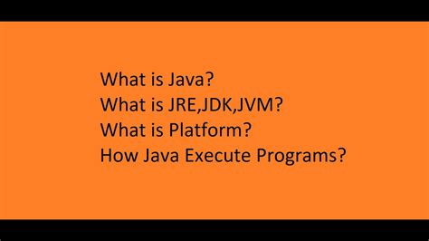 What Is Java Jdk And Flow Of Control03 Youtube