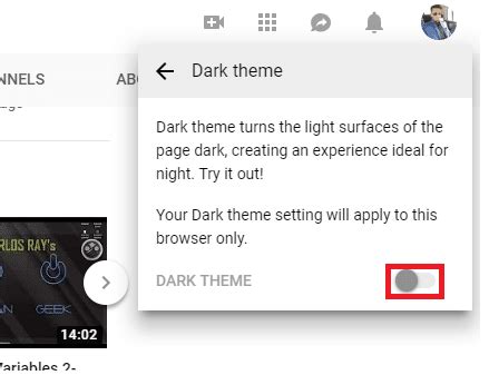 How To Activate YouTube Dark Mode TechCult