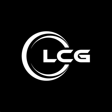 Lcg Letter Logo Design In Illustration Vector Logo Calligraphy