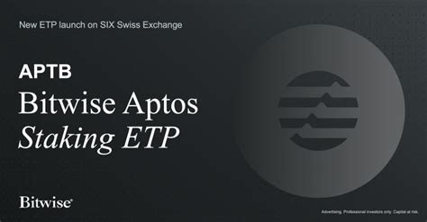 Bitwise Europe Formerly Etc Group On Linkedin The Bitwise Aptos Staking Etp Has Started