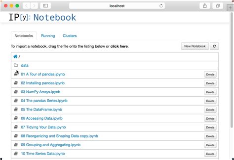 Installing And Running Ipython Notebooks Learning Pandas Book
