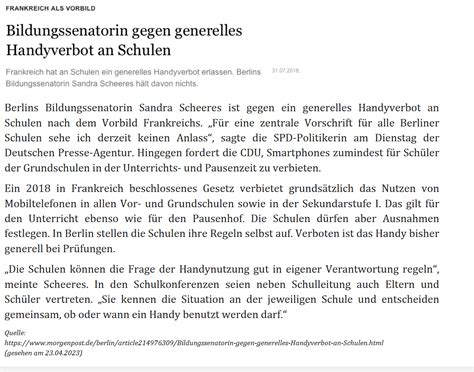 Arbeitsblatt Argumentation Handy Deutsch Tutory De