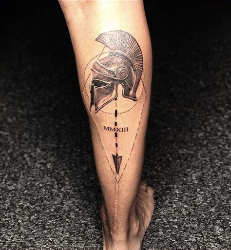Achilles Greek Mythology Tattoo