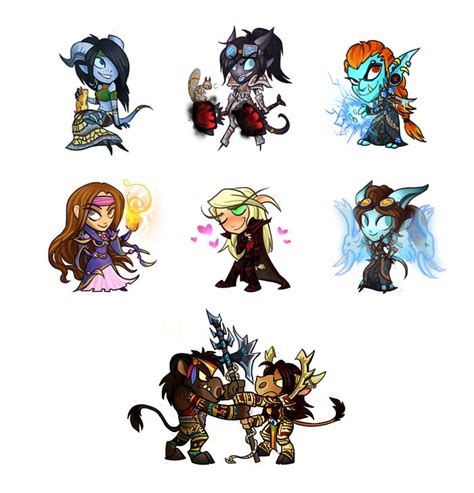Chibi Batch No 24315765 By Cazamonster On Deviantart Chibi Warcraft Art Anime Chibi