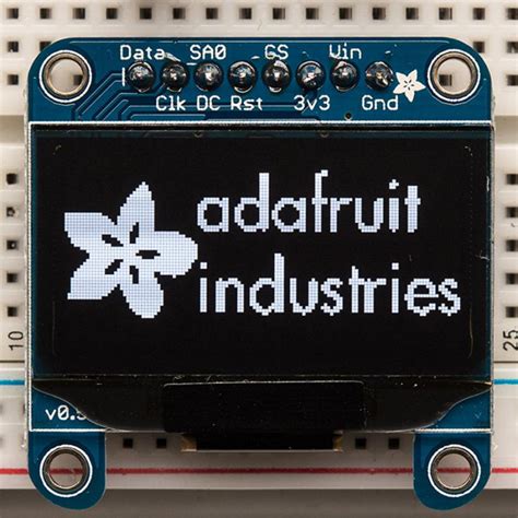 Adafruit Monochrome 1 3 128x64 Oled Graphic Display