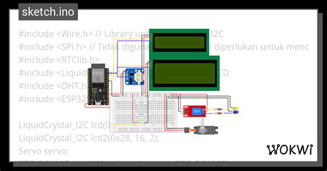 Praktik Automation Pert 9 Wokwi Esp32 Stm32 Arduino Simulator