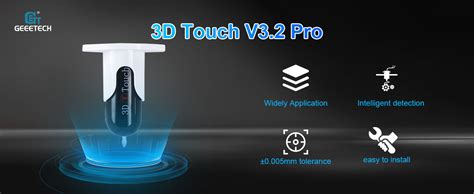 Amazon.com: Geeetech Upgrade BL- Touch V3.2 Pro Auto Bed Leveling Sensor with 4 Brackets for ...