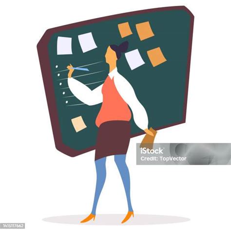 Organization Of Working Assignments At Work Vector Stock Illustration Download Image Now