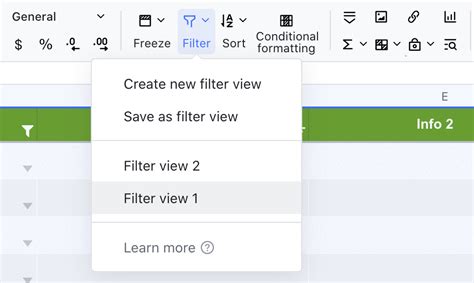 Bagaimana Cara Menggunakan Filter Tampilan Di Sheets