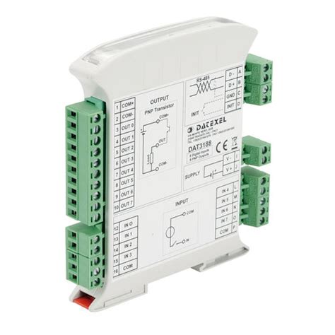 Digital Io Module Dat3188 4 Datexel Srl Rs 485 Modbus 4