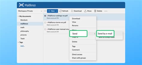 How To Share A Document With Mailfence Documents Mailfence Support