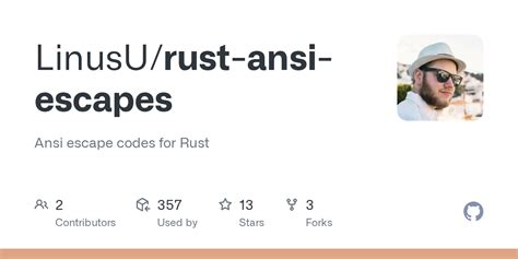 Rust Ansi Escapesexamplesbasicrs At Main · Linusurust Ansi Escapes