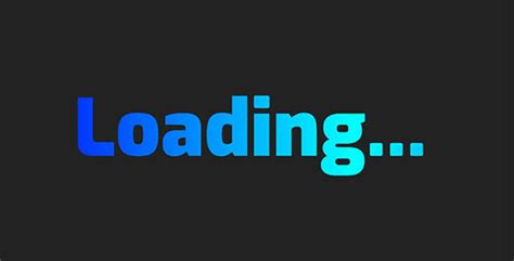 科技字体loading颜色渐变动画特效
