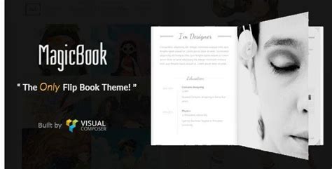 magicbook a 3d flip book wordpress theme thememetrix digital