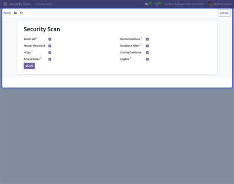 Odoo Security Scan Check For Odoo Security Measure Webkul