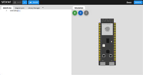 New Esp32 S3 Project Wokwi Simulator