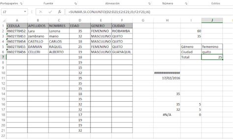 Portafolio Excel Funciones Matemáticas Y Trigonométricas