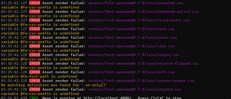 Bug 回报：每次构建都会报“variable Fa Css Prefix Is Undefined” · Issue 175