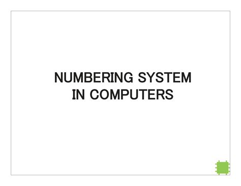 Solution Numbering Systems In Computers Studypool