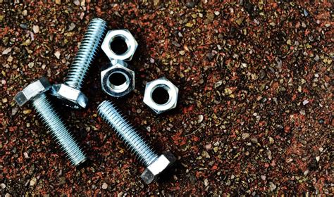 Free Images Metal Soil Screw Font Nuts Silver Hex Bolt