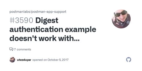 Digest Authentication Example Doesnt Work With Apache 2425 · Issue 3590 · Postmanlabs