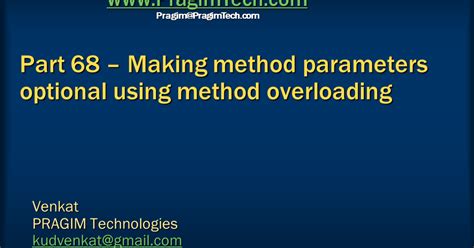 Sql Server Net And C Video Tutorial Part 68 Making Method