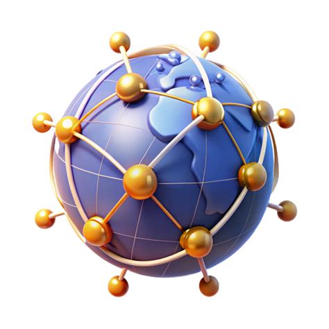Global Network Connection Interconnectivity And Communication 55923902 Png