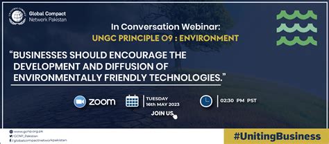 In Conversation Webinar Series Ungc Principle 09 Environment Global