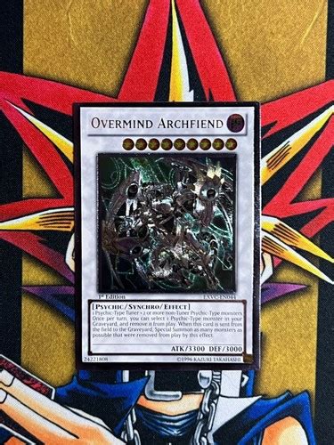 Exvc En044 Overmind Archfiend Ultimate Rare 1st Edition Nm Yugioh Card