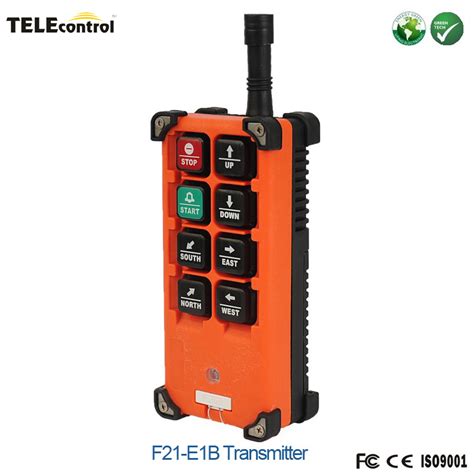 Telecontrol 8 Push Buttons Industrial Remote Control F21 E1b Transmitter