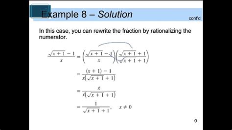 Calculus 13 Rationalize Limits Youtube Calculus 13 Rationalize Limits Youtube