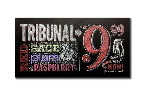 Tribunal Chalkboard For Trader Joes Chalkboard Art Chalkboard Menu