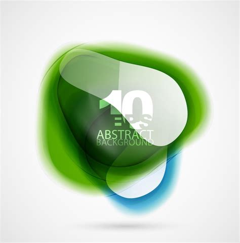 Premium Vector Vector Translucent Shapes Abstract Background