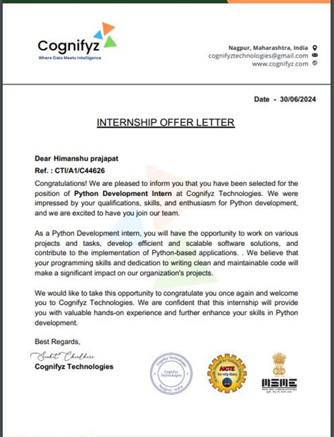 Himanshu Prajapat On Linkedin Cognifyztechnologies Cognifyz